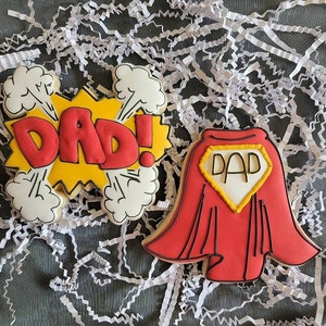 Super Dad Cookie Cutter Set - Etsy