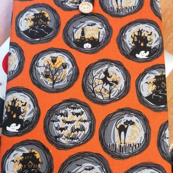 Wrap Around Book Cover / Fabric Dust Jackets Fabric Book Cover ...