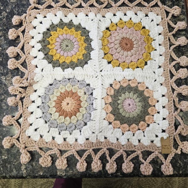 Jack Granny Square Crochet Blanket, Granny Square Blanket, Boy Crochet ...