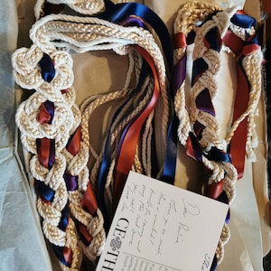 Handfasting Cord Green Bloom Bespoke Artisan Celtic Knot Wedding Rope ...