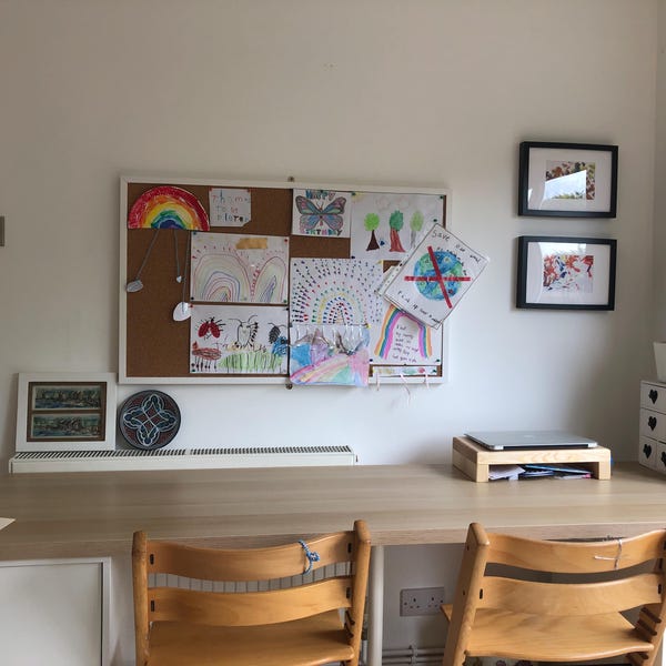 Extra Large Framed Cork Board - Black Solid Wood Frame | 8mm Thick Cork ...