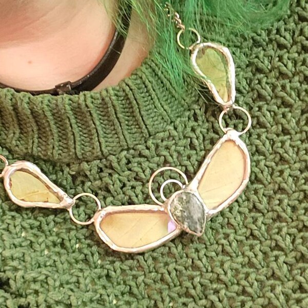 Reall Butterfly Wing Necklace - Etsy