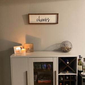 Our Happy Place Sign Framed Wooden Sign Home Decor Sign | Etsy