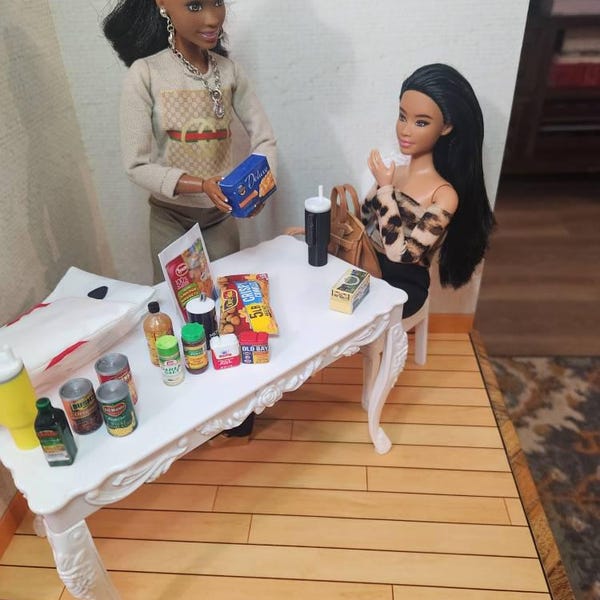 Miniature 1:6 Cooking Oils Mini Olive Oil Miniature Cooking Dollhouse ...