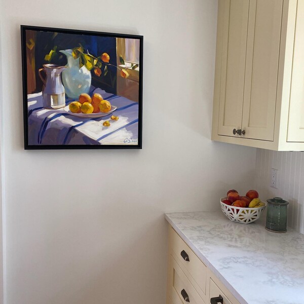 Kitchen Still Life Oil Painting Original Oil Painting Still Life Summer ...