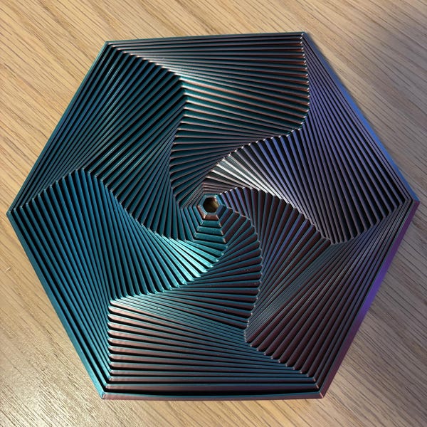 Icosahedron 3D Printed Model 20 Sided Polyhedron 4 Inch - Etsy