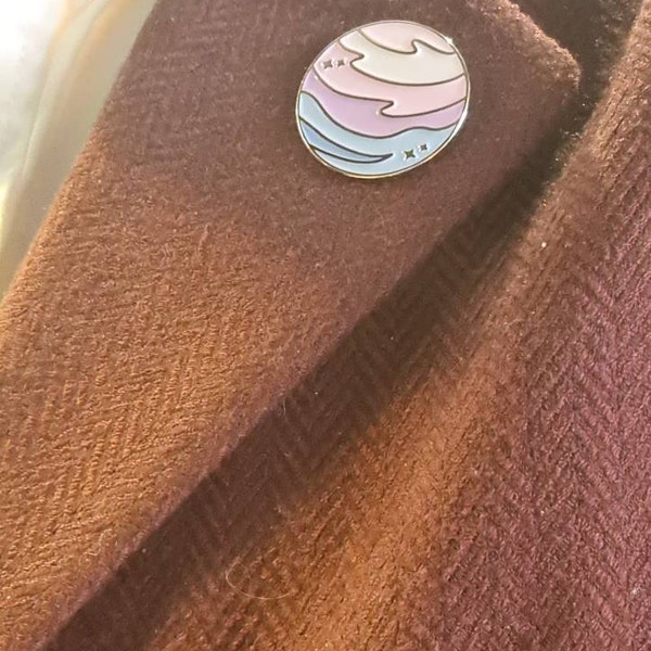 LGBTQ Pastel Planet Pins SLIGHT SECONDS. Asexual Bisexual Transgender ...