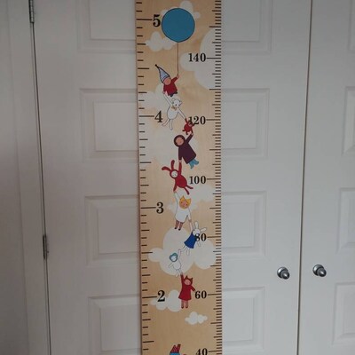 DIY Growth Chart Ruler Vinyl Decal Kit English/imperial & Metric ...