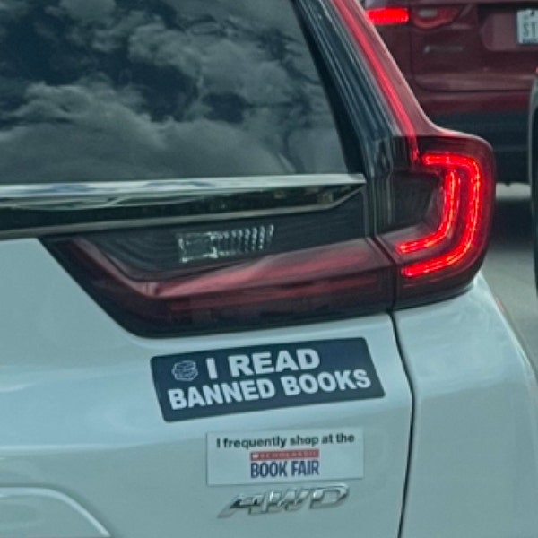 I Read Banned Books, Bumper Sticker, - Etsy