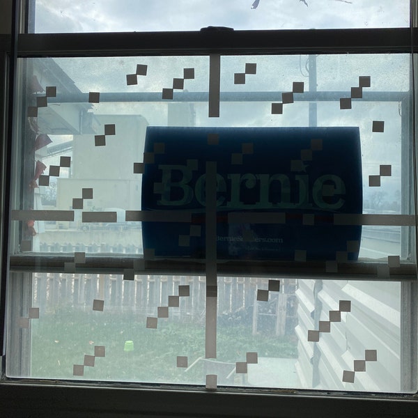 Pixelized Window Decals Minecraft Style Video Game Vinyl Stickers Boys ...