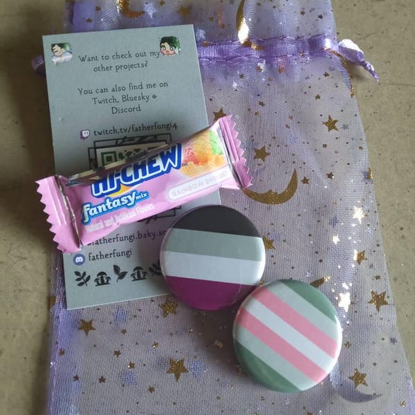 Acespec & Arospec Pride Flags 1.25 Inch Accessories - Pins, Magnets ...