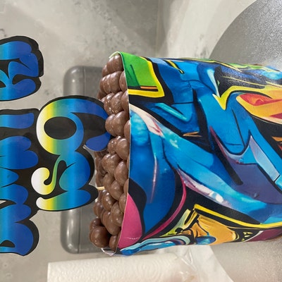 Blue Vintage World Map Wrap Around Edible Cake Topper, ICING Sheet ...