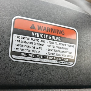 How Am I Driving Funny Bumper Sticker I'm Not This Vehicle is Being ...