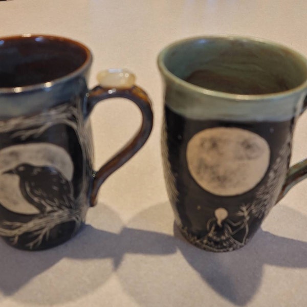Witch Full Moon Mug (made to Order) - Etsy