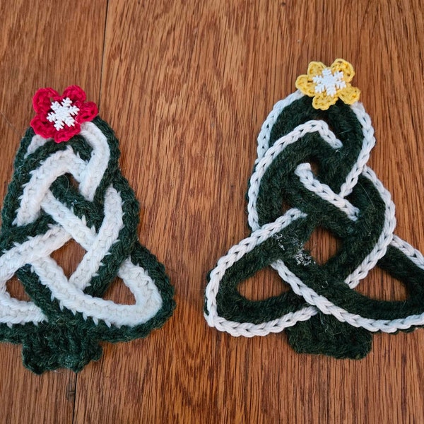 Celtic Garland, Heart Garland, Crochet Garland, Valentine's Day Garland ...