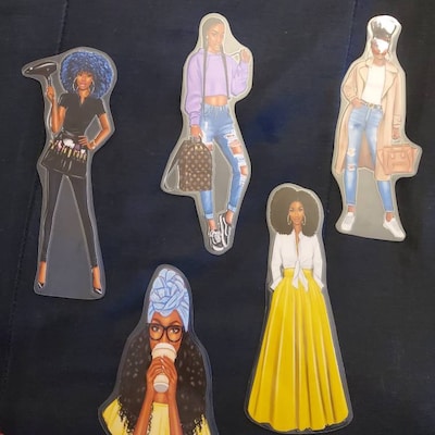 African American Bookmark Set black Girl Bookmarksblack Girl Magic ...