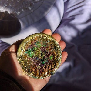 Rainbow Bismuth Geode Crystal Display Specimen Lab-grown - Etsy