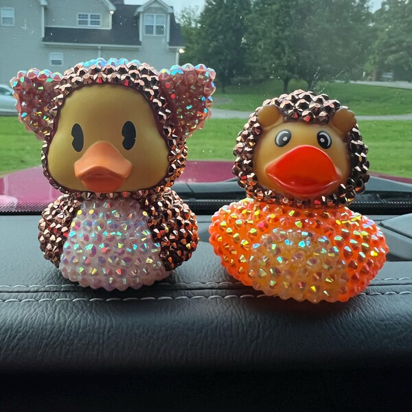 Vacation Rhinestone Duck - Etsy