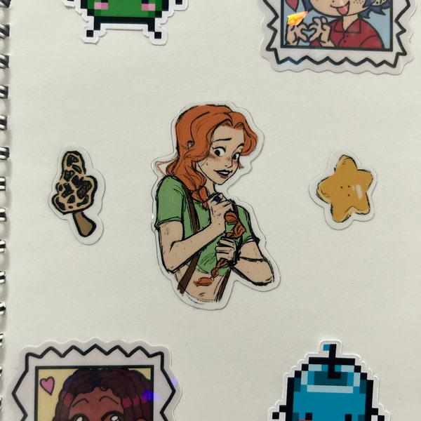 Stardew Valley Vinyl Sticker Stamps Sebastian Shane Elliott Abigail ...
