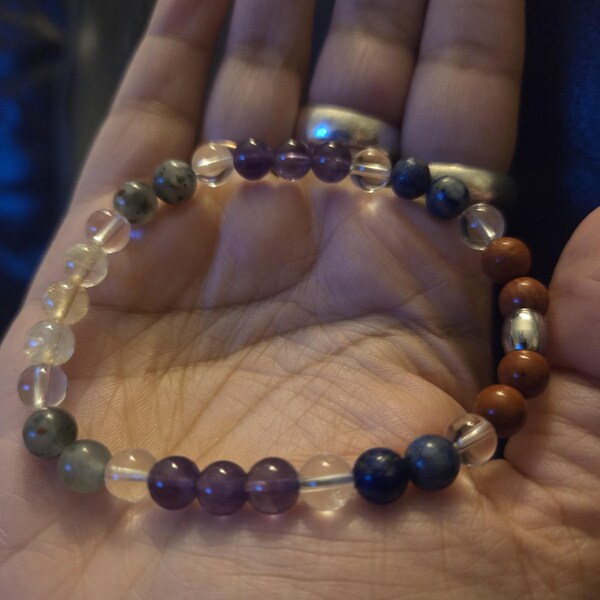 Custom Crystal Bracelet, Custom Gemstone Bracelet, Personalized Healing ...