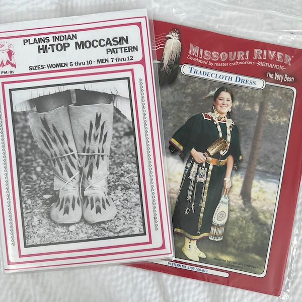 Men's & Women's Plains Indian Hi-top Moccasin - Eagle's View Sewing ...