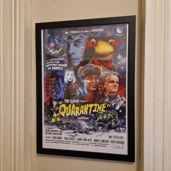 Affiche ancienne A3 signée Father Ted Speed 3 en édition limitée. Art ...