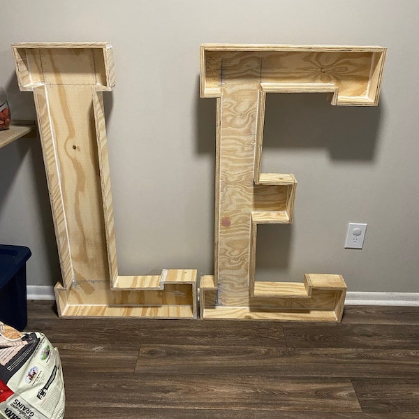 4ft Build Marquee Letters (A-Z) DIY Wood Working Plans Digital Download ...