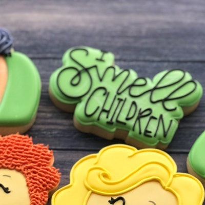 I Smell Children Hand Lettered Cookie Cutter - Etsy