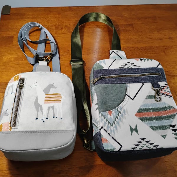 Pebble Sling Bag SEWING PATTERN: Convertible Backpack With Video ...