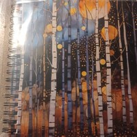 Whimsical Art Deco Night Sky Journal Gift for Her Hard Cover Dream ...