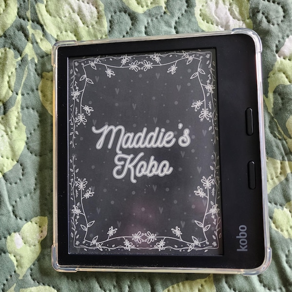 10 Personalised Floral Kobo Lock Screen Bundle - Etsy