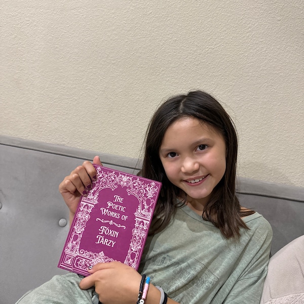 Personalized Poetry Journal | Custom Notebook for Poet | Hardcover ...