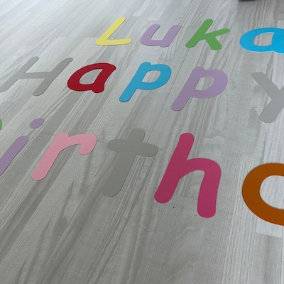 6 Cardstock Paper Numbers, Large Paper Die Cut Numbers for Wall Decor ...