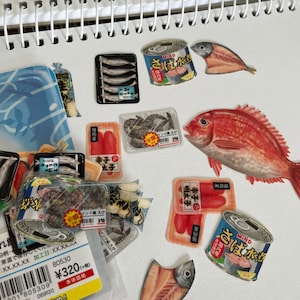 Mindwave Japan Supermarket Groceries Sticker Flakes Coat - Etsy