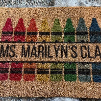 Custom Classroom Doormat, Personalized Classroom Decor, Doormat for ...