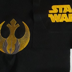 Star Wars Logo Digital Embroidery Machine Applique Design File 4x4 ...