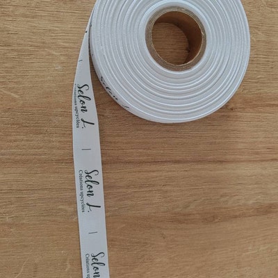 500 Pcs Custom Cotton Logo Labels/brand Labels for Handmade Items ...