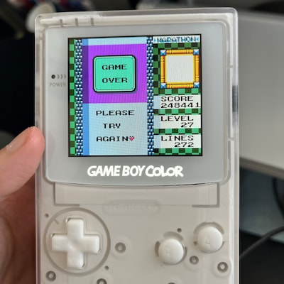 Custom Backlit Nintendo Gameboy Color IPS XL artist - Etsy