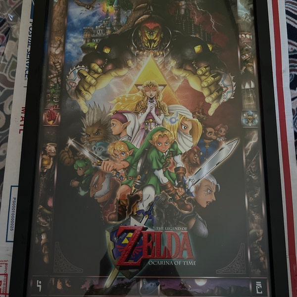 Legend of Zelda Ocarina of Time Poster - Etsy