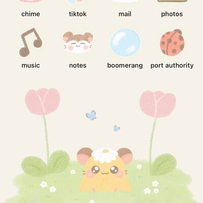 Hamtaro App Icon Pack Wallpapers / Cute App Icon Pack Wallpapers for ...