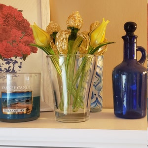 Gorgous Glass Roses Hand Blown Glass Roses Flowers Hand - Etsy