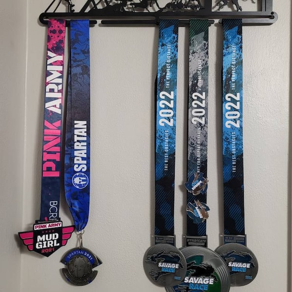 Obstacle Course - Allied Medal Hanger Holder Display Rack - Etsy