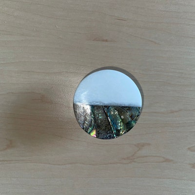 Set of 4,alabaster Round Marble Handmade Coasters or Natural Stone Tea ...