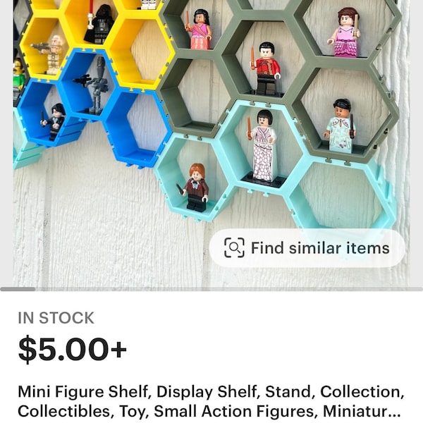 Mini Figure Display Shelf: Collection, Collectibles, Toy, Small Action ...