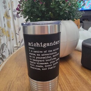 Michigan Wood Sign Hand Painted Framed Sign Definition of a Michigander ...