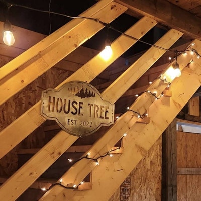 Personalized Metal Wall Art Personalized Gifts Tree Line - Etsy