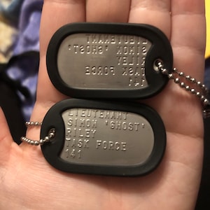 Custom Embossed Personalized Military Issue Stainless Steel Army Navy ...