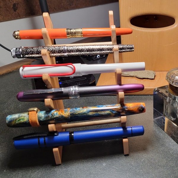 6 Pen, Multi-pen Holder Arc - Etsy