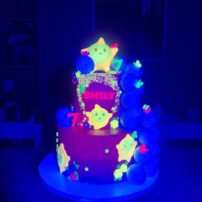 Rosalina Stained Glass Luma Super Mario Galaxy SVG and PGN Outline and ...