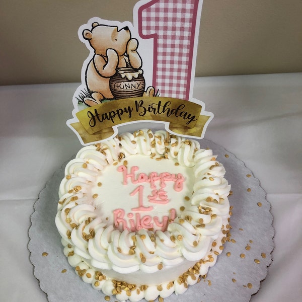 Classic Winnie the Pooh Cake Topper or Centerpiece Decoration / for ...